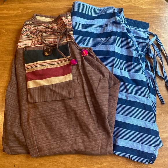 Source Unknown | Pants & Jumpsuits | Harem Festival Pants 2 Pairs ...